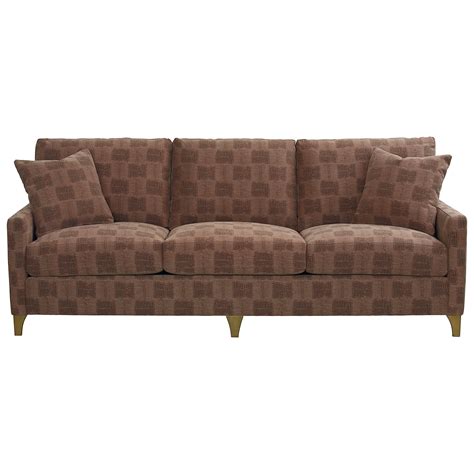 Bassett Custom Upholstery Custom Design 102 Sofa With Track Arms And