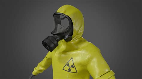 Artstation Hazmat Suit Game Assets