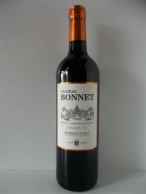 Vin De Bordeauxbordeaux Chateau Bonnet 2015 75 Cl