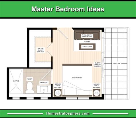 Rectangular Master Bedroom Layout Ideas