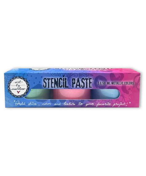 Abm Stencil Paste Set Of 3x50ml