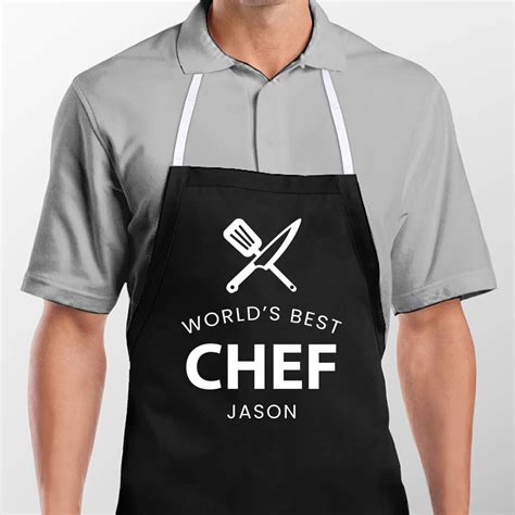 Worlds Best Chef Apron Personalised Aprons Boutique Ts