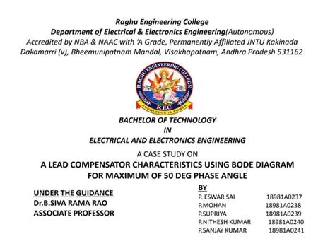 Control Systems Ppt On A Lead Compensator Characteristics Using Bode Diagram For Maximum Of 50