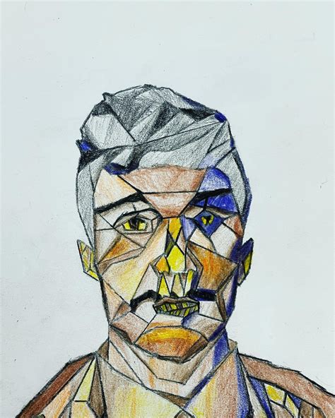 Cubist Self Portrait Collage Salvador Dali Cubist Self Portrait Newly