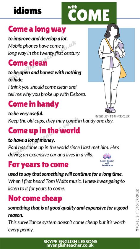 12 Idioms And Expressions Using COME My Lingua Academy