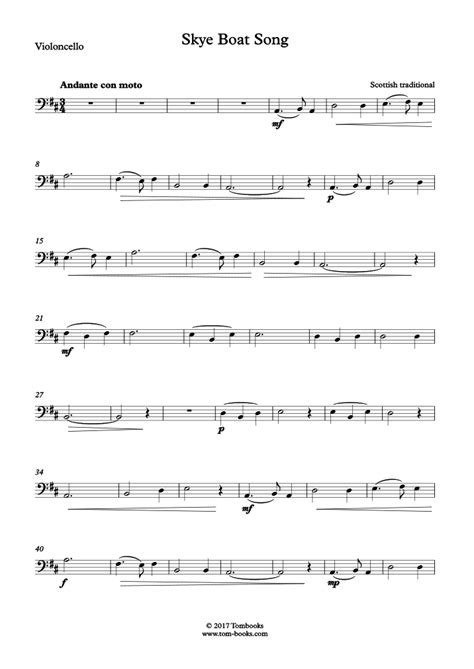 The Skye Boat Song Pdf Free Sheet Music
