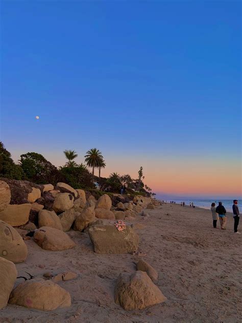 Santa Barbara Beach Sunset Santa Barbara Pictures