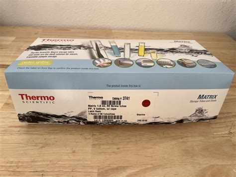 Thermo Matrix 1 0ml Screwtop Tubes 3741 96 5 Racks Labnob