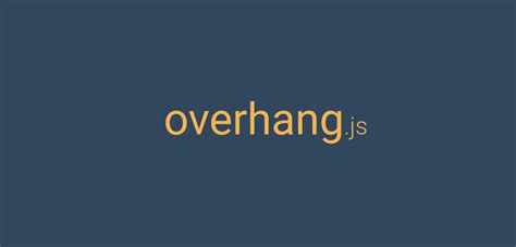 overhang js açılır bildirim mesajı webmaster kitchen