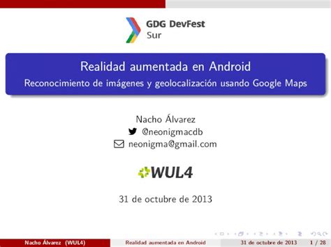 PDF Realidad aumentada en Android reconocimiento de imágenes y