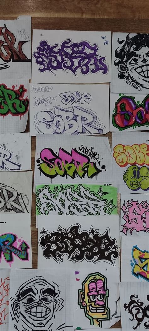 Graffiti sketch soberik | Стикер-арт, Граффити в виде алфавита, Граффити