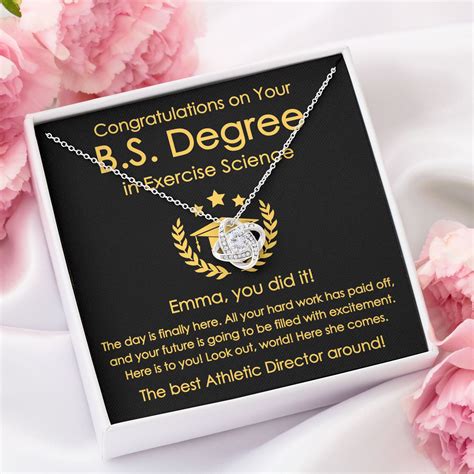 Congratulations On Your B S Degree In Exercise Science Etsy