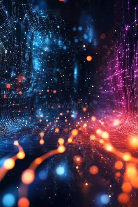 Discover A Futuristic Digital Background For Tech And Data Applications Enhancing Visuals Stock