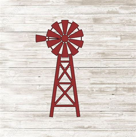 Windmill Decal Permanent Vinyl Decal Farmhouse Decor Home Decor