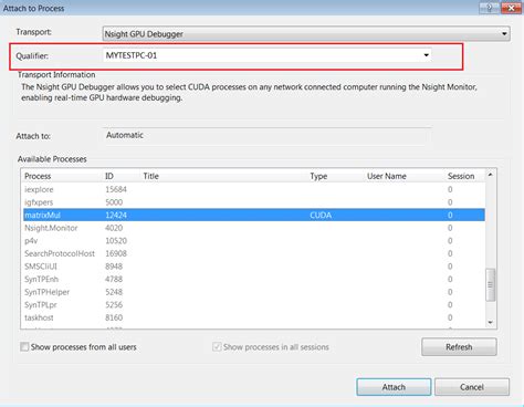 Attaching To A Running CUDA Process