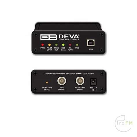 Deva Broadcast Smartgen Micro Basic Rds Encoder Transmitting Basic Rds