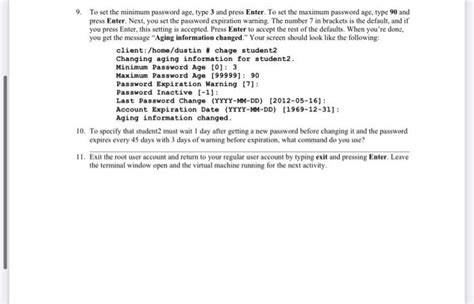 Solved Activity 7 2 Modifying User Accounts Objective