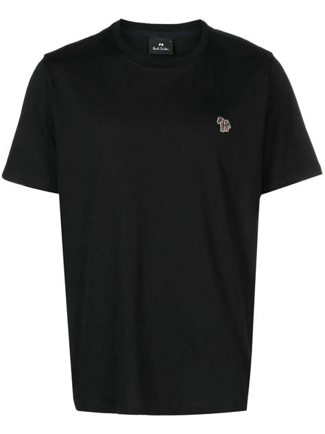 Ps Paul Smith Zebra Logo Cotton T Shirt Ps By Paul Smith