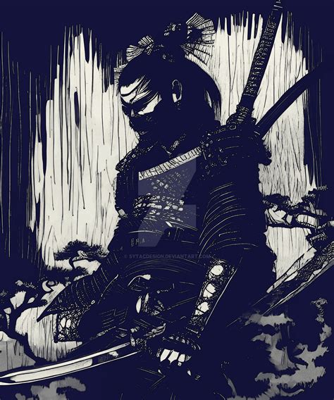 Fierce Samurai Warrior Japan Japanese Samurai Kata By Sytacdesign On