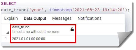 PostgreSQL Date Trunc Function DatabaseFAQs