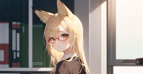 ケモミミ Ol狐っ娘 Mesockoのイラスト Pixiv