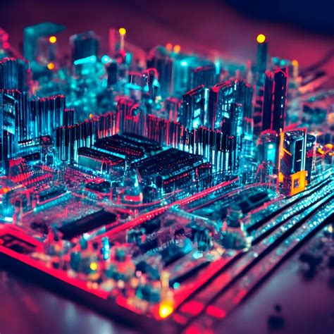 Premium Ai Image Ai Of A Circuit Board With Intricate Electronic Components And Chips