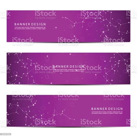 분자 입자와 원자의 구조와 기술 및 과학적인 배너 다각형 추상적인 배경입니다 벡터 일러스트 레이 션 0명에 대한 스톡 벡터 아트 및 기타 이미지 Istock