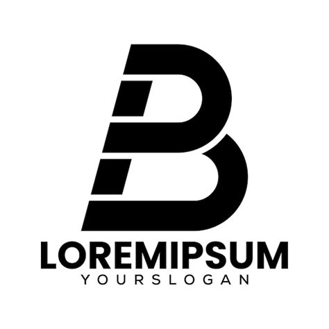 Conception Du Logo De Licône De La Lettre B Vecteur Gratuite