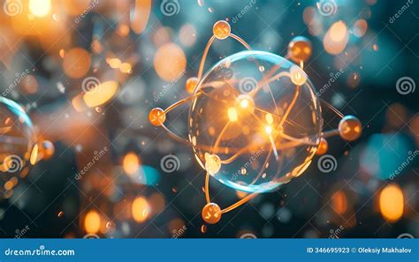 Visualization Of Atomic Structure With Electron Orbiting Nucleus