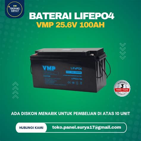 Jual Baterai Lifepo V Ah Battery Lifepo V Ah Lithium Iron Phosphate Vmp Shopee