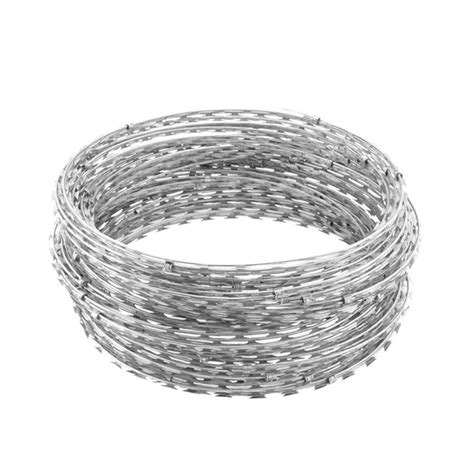 High Security Galvanized Concertina Razor Wire For Outdoor Garden