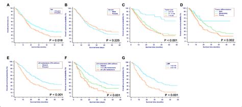 Kaplan Meier Os Curves Stratified By Patient Characteristics A