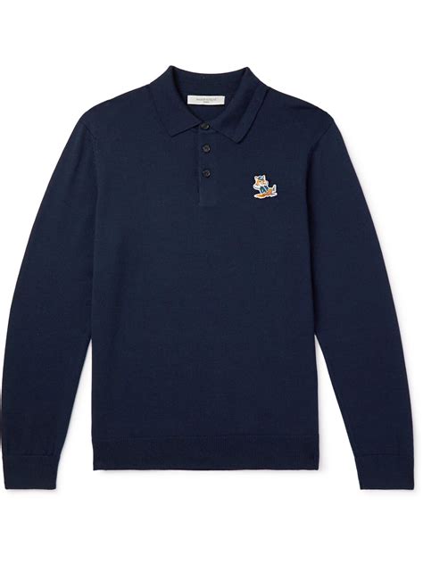 Popular Designer Wool Maison Kitsune Men Shirts Editorialist