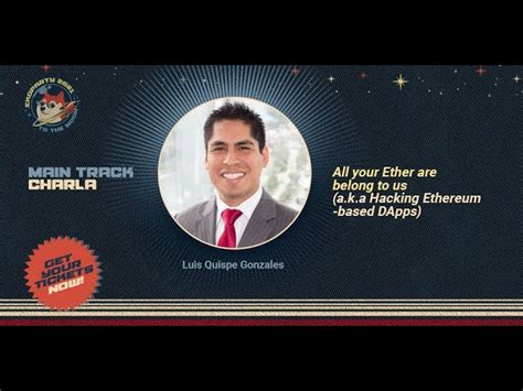 Ekoparty Security Conference Talk All Your Ether Are Belong To Us Hacking Ethereum Based