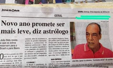 João Bidu Viraliza Ao Prever 2020 Mais Leve O Sol Me Traiu