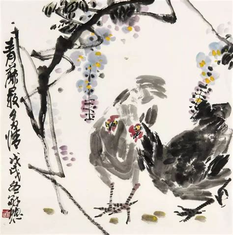 庄毓聪大写意花鸟画作品欣赏 凤凰网
