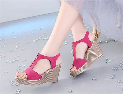 Fashion Women High Thick Heel Job Shoe Girls T Ankle Straps Women