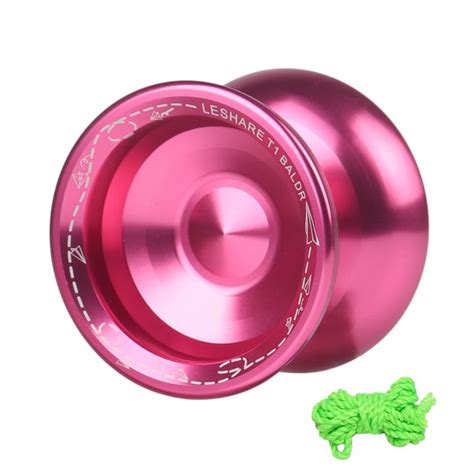 Unresponsive Yoyo Alloy Yoyo For Beginners Easy Practise Tricks Pink Bd