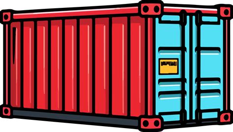AI Generated Container Clipart Design Illustration PNG
