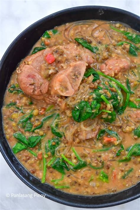 Pork Hock And Mung Beans With Vermicelli Panlasang Pinoy