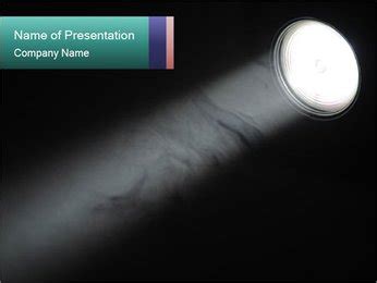 Black Background Projector Enhancing Your Visual Experience PowerPoint Template Backgrounds
