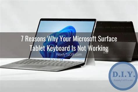 Microsoft Surface Tablet Keyboard Not Working How To Fix Ready To DIY