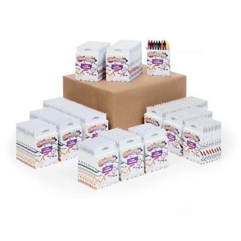 Colorations® Classroom Value Bulk Large Crayons 8 Colors 144 Packs