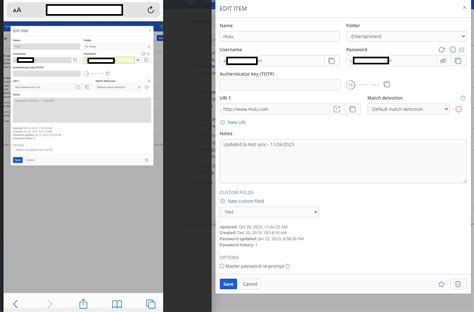 Shared Password With Org But Other Org User Shows Different Password