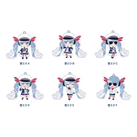 グッズ SNOW MIKU 2022 ねんどろいどぷらす トレーディングラバーキーチェーンランダム販売SNOW MIKU 2022