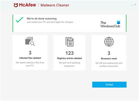 Mcafee Malware Cleaner Will Remove Virus On Windows Pc