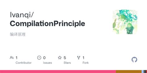 Github Ivanqi Compilationprinciple