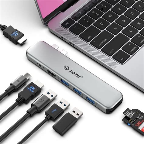 Macbook Usb C Hub Multiport Adapter 8 In 2 Macbook Docking