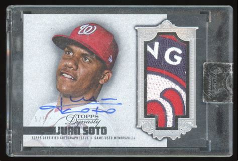 2019 Topps Dynasty Juan Soto Myslabs