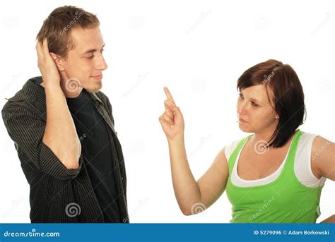Quarrel Stock Photo Image Of Doubt People Anger Isolated 5279096